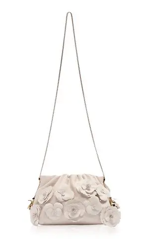 Erdem Embroidered Flora Pochette Crossbody Bag