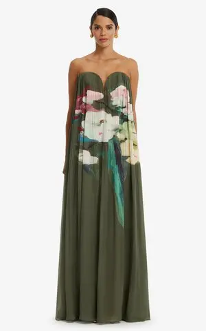 LEO LIN Dahlia Gown Reverie Print