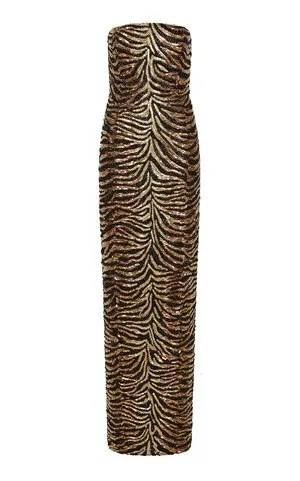 Rachel Gilbert Maison Strapless Gown - Multi