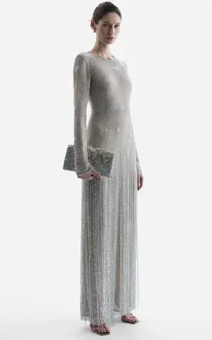 Rachel Gilbert Ziva Embellished Gown