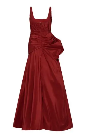 Rachel Gilbert Orta Bow-detailed Gown