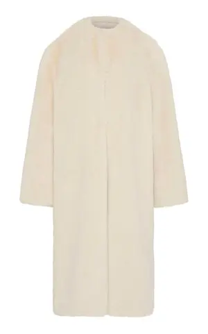 Rachel Gilbert Noah Faux Fur Coat - Ivory