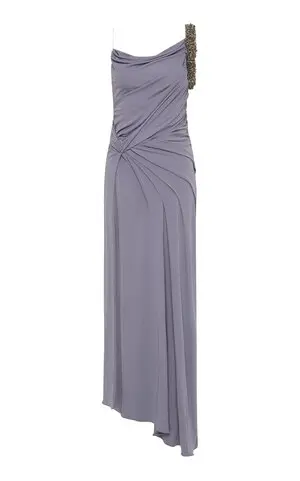 Rachel Gilbert April Embellished Midi Dress - Grey