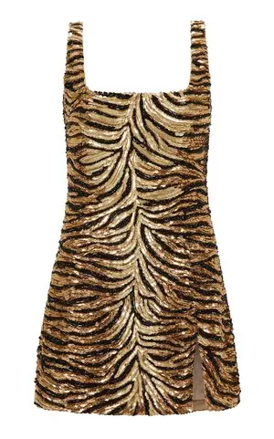 Rachel Gilbert Maison Embellished Mini Dress - Multi