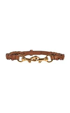 Etro Leather Braided Belt - Brown