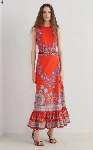 Etro Leather Braided Belt