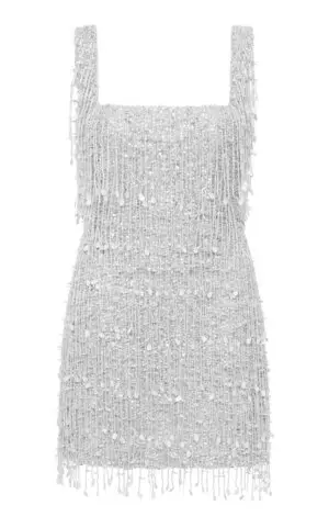 Rachel Gilbert Nala Embellished Mini Dress - Ivory