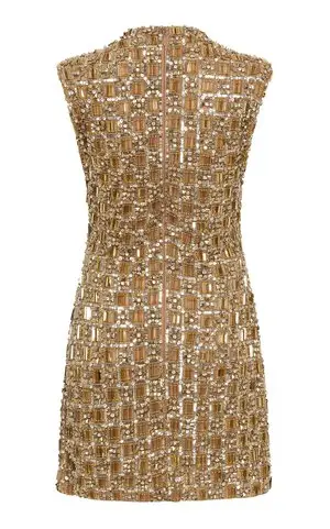 Rachel Gilbert Sinclair Embellished Mini Dress