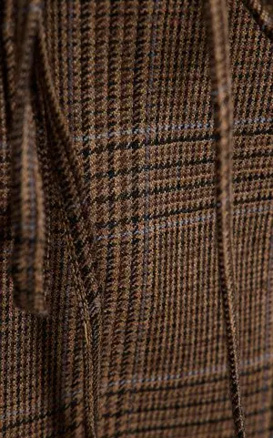 BY MALENE BIRGER Pippi Checked Virgin Wool Midi Skirt