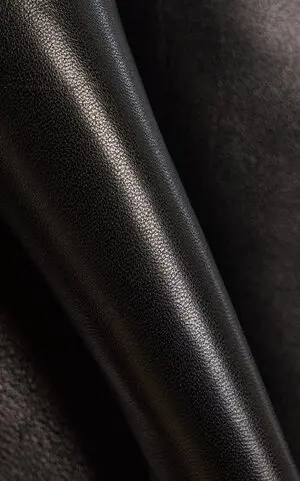 Brandon Maxwell Bennet Lamb Leather Cropped Trench Coat