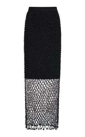 BY MALENE BIRGER Azalea Open-knit Maxi Skirt