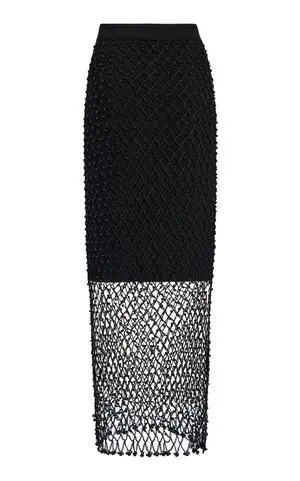 BY MALENE BIRGER Azalea Open-knit Maxi Skirt