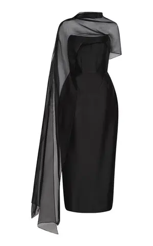 Rachel Gilbert Anice Silk Gown - Black