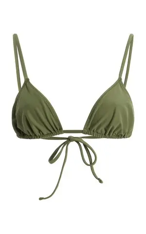 TROPIC OF C Equator Bikini Top - Green
