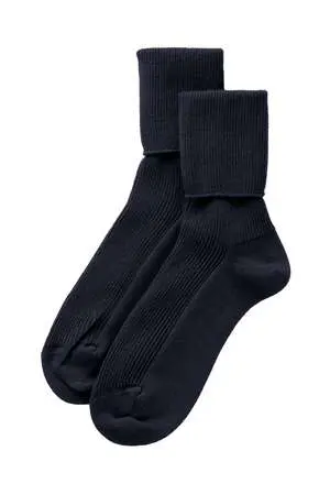Johnstons Of Elgin Cashmere Socks - Navy