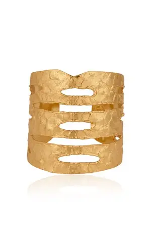 Sylvia Toledano Gold Plated Nude Bracelets - Brown