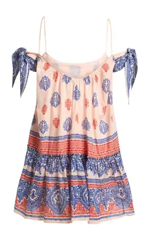 Etro Off-the-shoulder Cotton Mini Dress