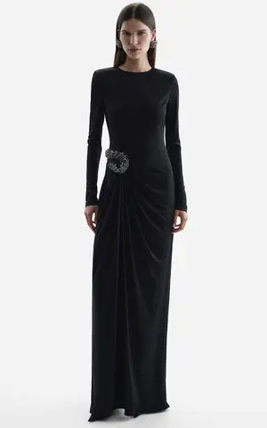 Rachel Gilbert Aspen Embellished Gown
