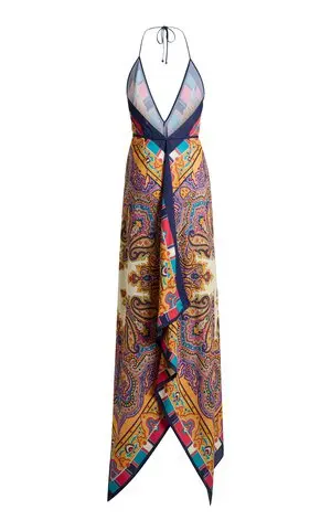 Etro Printed Paisley Maxi Dress - Multi