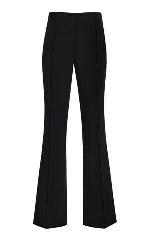 THE ROW Fabien Low-rise Silk Flared Pants - Black