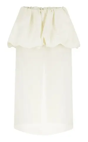HARRIS TAPPER Harris Tapper Exclusive Midi Skirt Ivory