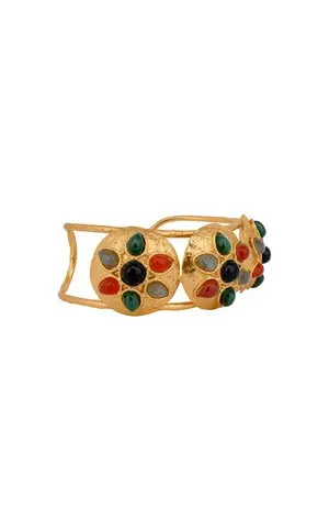 Sylvia Toledano Gold Plated Paisley Bracelets