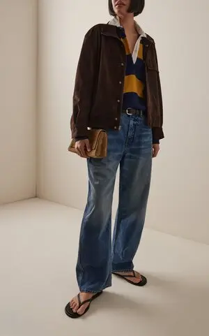 NILI LOTAN Cirque Suede Jacket
