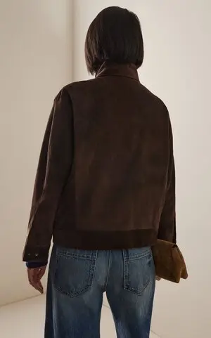 NILI LOTAN Cirque Suede Jacket