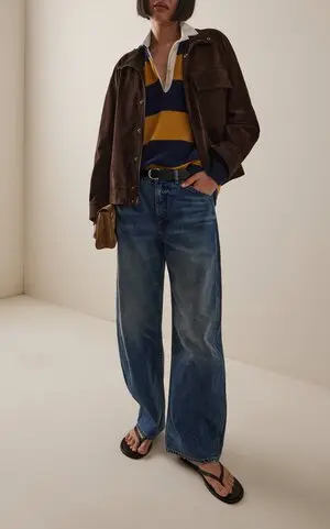 NILI LOTAN Rashida Wool-cashmere Rugby Sweater