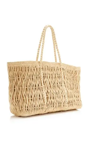 THE ROW Georgica Raffia Tote Bag