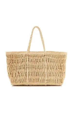 THE ROW Georgica Raffia Tote Bag