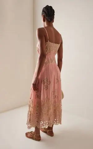 Sea Gracelyn Embellished Lace Maxi Dress