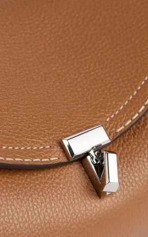 TOTEME T-lock Leather Shoulder Bag