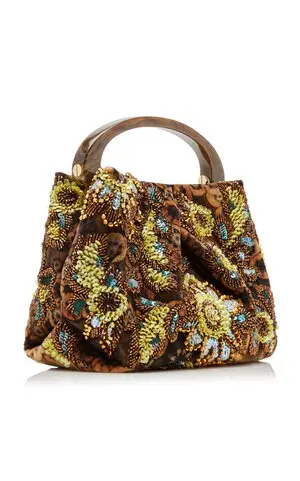 Dries Van Noten Crisp Small Cotton-blend Handbag