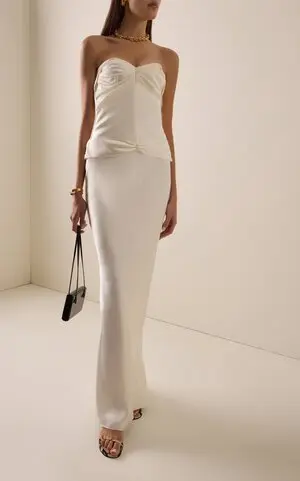 Anna October Clementine Satin Maxi Dress