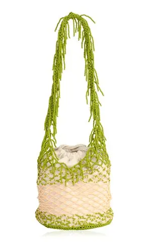 LIKE A BIRD Festiva And Savia Ivory Beaded Bag - Multi