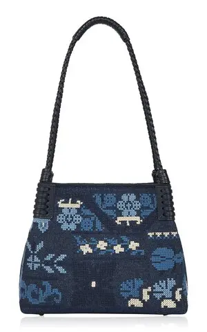 Etro Denim Libra Shopping Bag