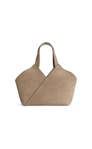 BY MALENE BIRGER Lullie Suede Top Handle Bag