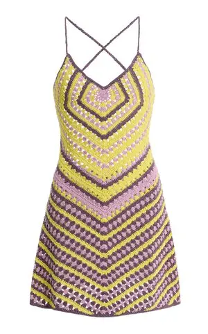 Akoia Swim Crochet Mini Dress - Multi