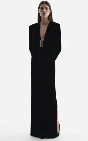 Rachel Gilbert Lyon Velvet Gown