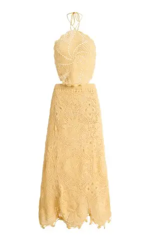 Akoia Swim Exclusive Libre Crochet Cotton Set - Yellow