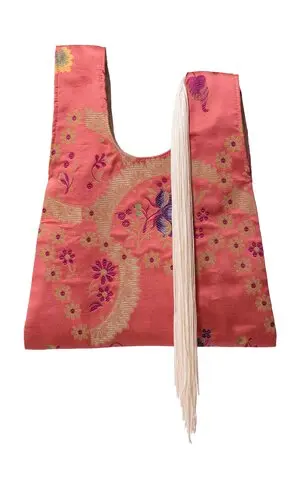 MÉLISSE The Blossom Knot Bag In Vintage Brocade