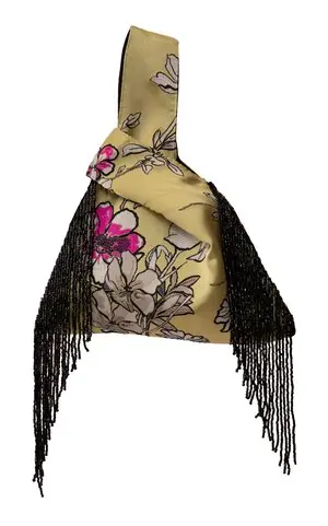 MÉLISSE The Jardin Knot Bag - Green