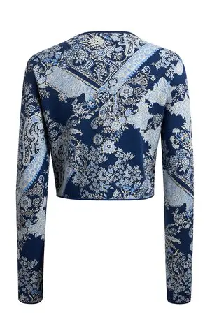 Etro Patterned Knit Cardigan
