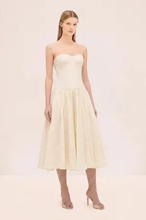 Alexis Samira Dress Neutral