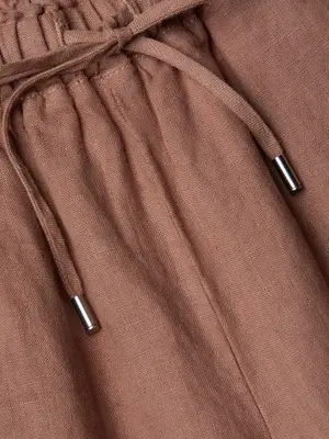 L'Agence Connie Linen Drawstring Trouser