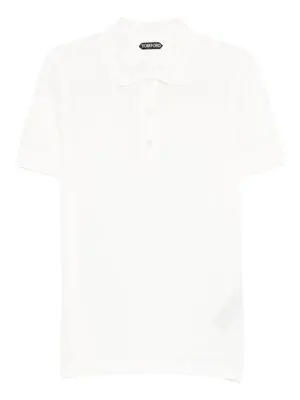 TOM FORD Cotton Blend Polo Shirt - Multicolor