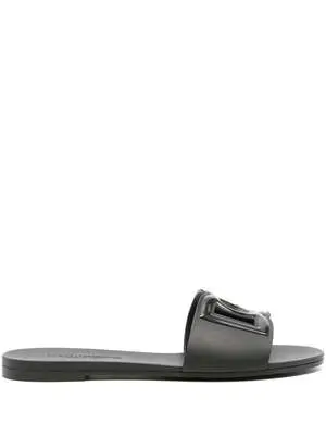 Dolce & Gabbana Dg Logo Flat Sandals - Multicolor