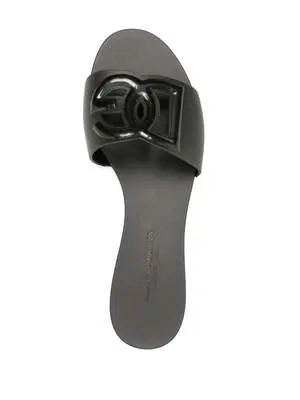 Dolce & Gabbana Dg Logo Flat Sandals