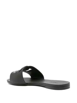 Dolce & Gabbana Dg Logo Flat Sandals - Multicolor